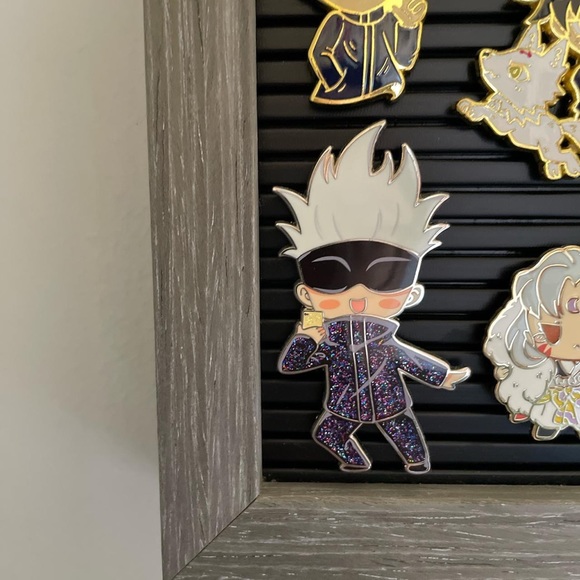 Manga | Jewelry | Gojo Satoru Enamel Pin Jujutsu Kaisen Pin | Poshmark